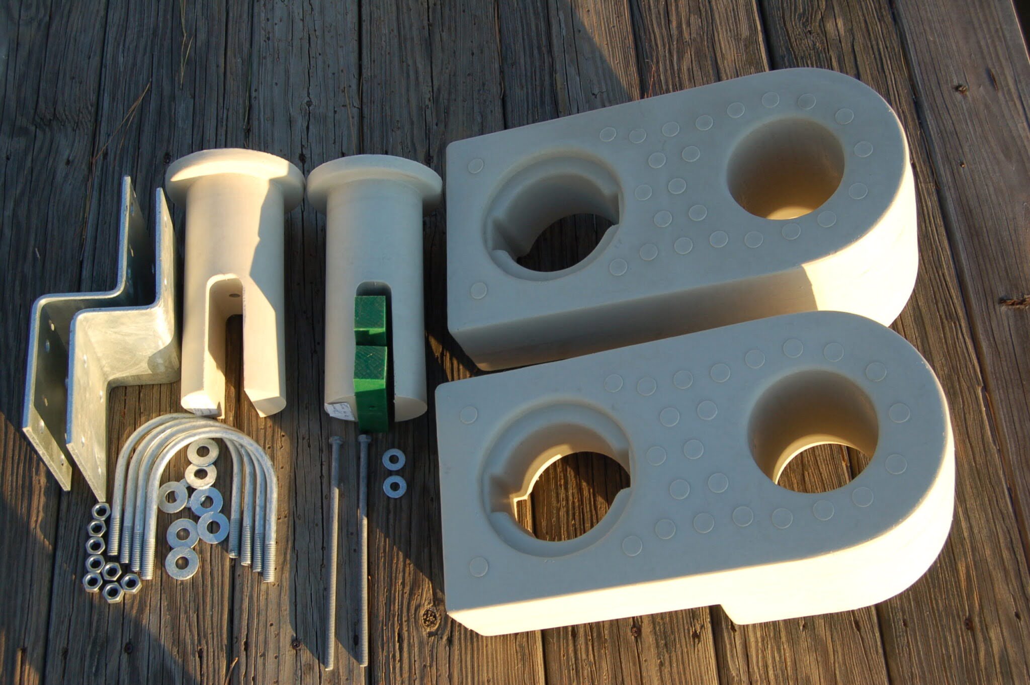 External Pipe Holder Side Mount Attachment Kit - Carolina Docks