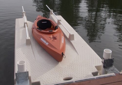 Kayak Launch For Easy "Paddle-On Slide-off" Kayak Dock